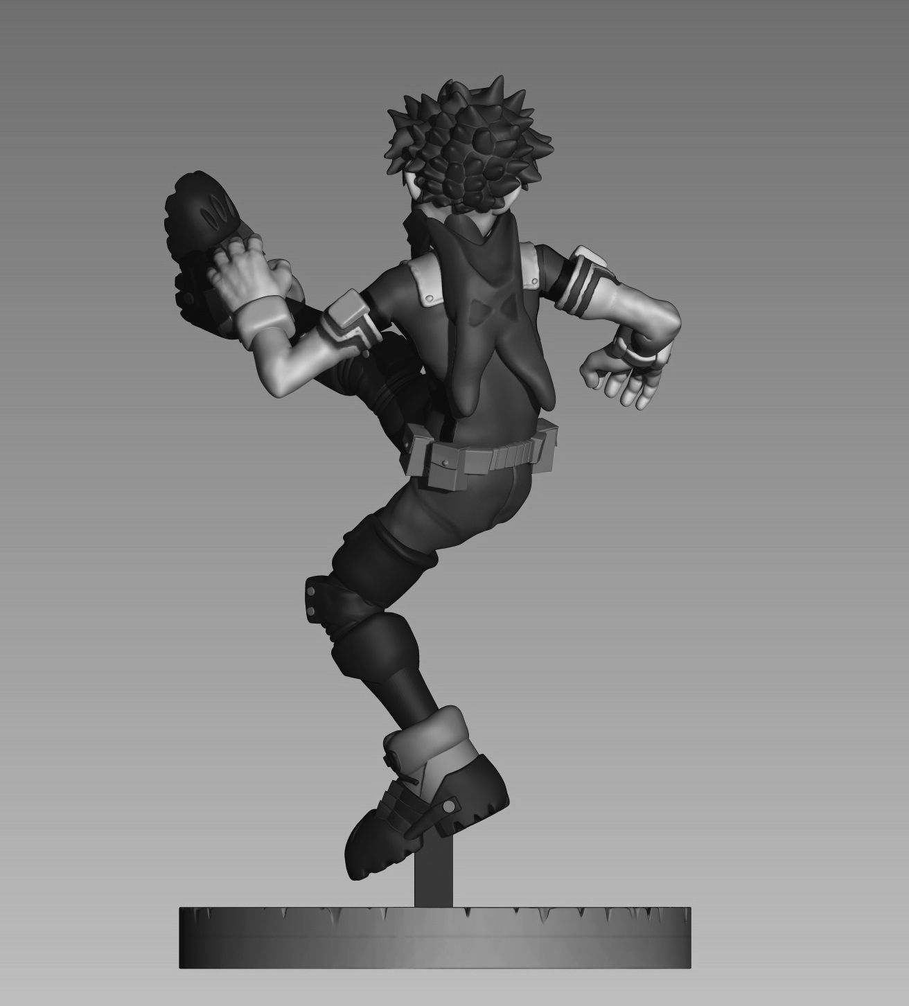 Descargar archivo STL Deku Midoriya Dispara Estilo Mi Héroe Academia ...