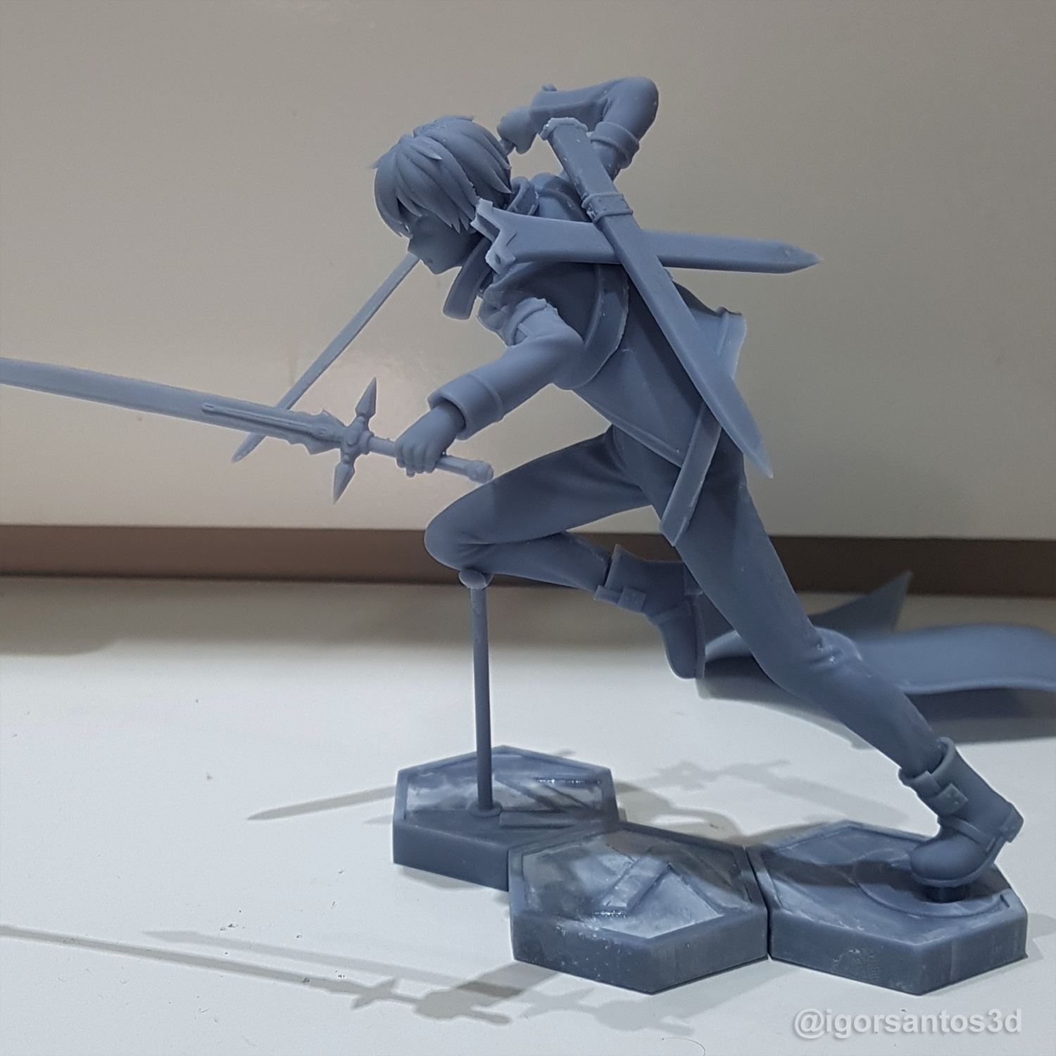 3D print Kirito Sword Art Online • made with anycubic photon・Cults