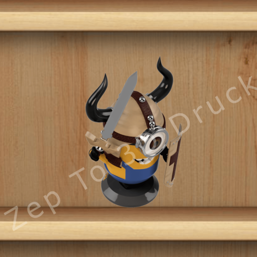 Download STL file Minion Warrior • 3D printing template ・ Cults