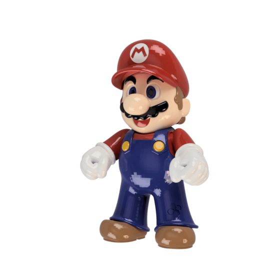 Download free 3D printer templates Super Mario scaled up to 390% - now ...