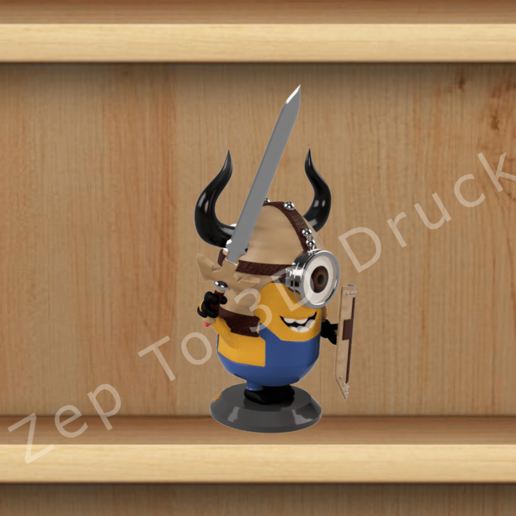 Download STL file Minion Warrior • 3D printing template ・ Cults