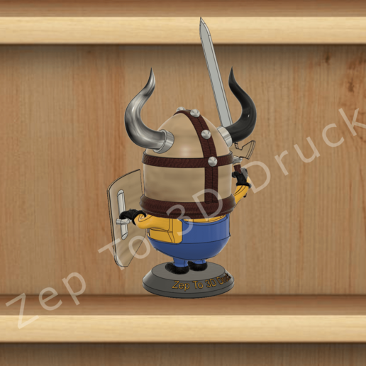 Download STL file Minion Warrior • 3D printing template ・ Cults