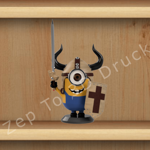 Download STL file Minion Warrior • 3D printing template ・ Cults