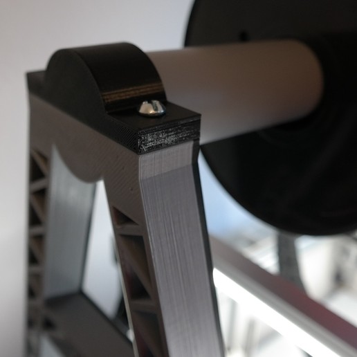 Download free STL file filament spool holder german reprap x400 • 3D ...