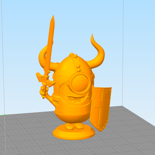 Download STL file Minion Warrior • 3D printing template ・ Cults