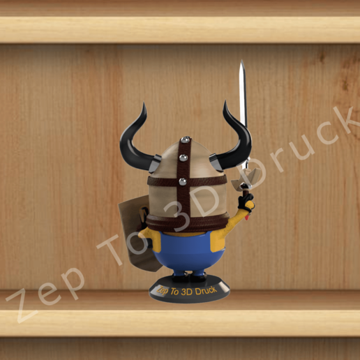 Download STL file Minion Warrior • 3D printing template ・ Cults
