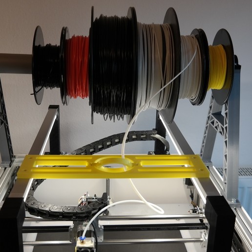 Download free STL file filament spool holder german reprap x400 • 3D ...