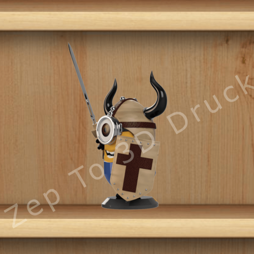 Download STL file Minion Warrior • 3D printing template ・ Cults
