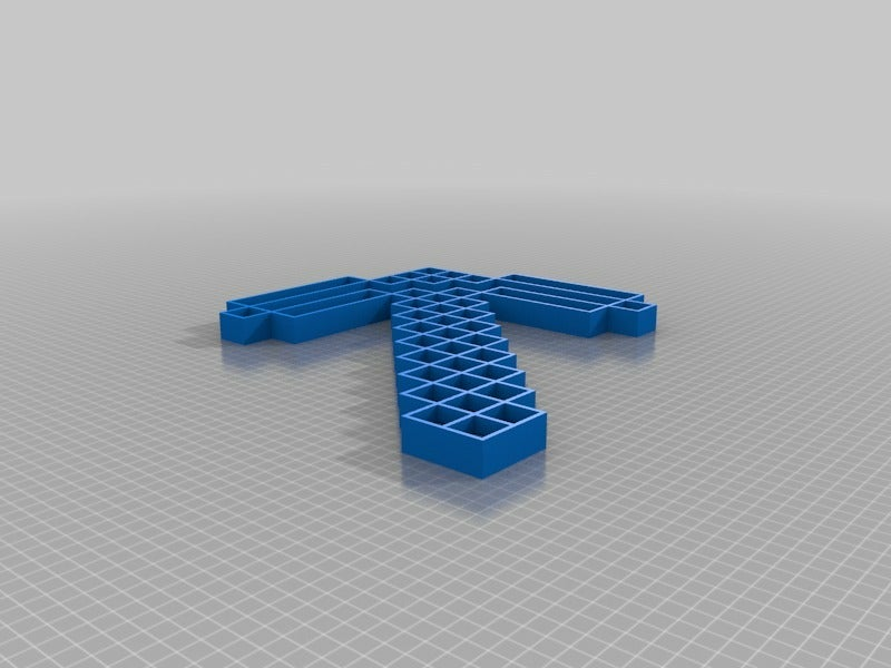 Free STL file Minecraft Pickaxe XXL・Template to download and 3D print・Cults