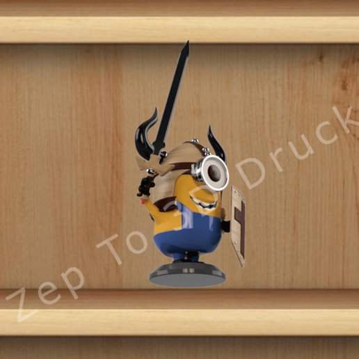 Download STL file Minion Warrior • 3D printing template ・ Cults