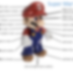 Download free 3D printer templates Super Mario scaled up to 390% - now ...