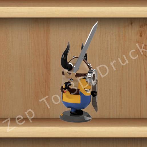 Download STL file Minion Warrior • 3D printing template ・ Cults