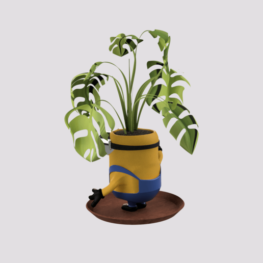 Download STL file Minion Plant Pot • 3D printing template ・ Cults