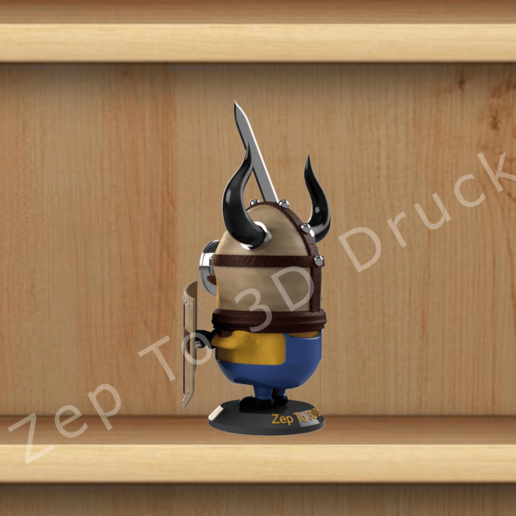 Download STL file Minion Warrior • 3D printing template ・ Cults