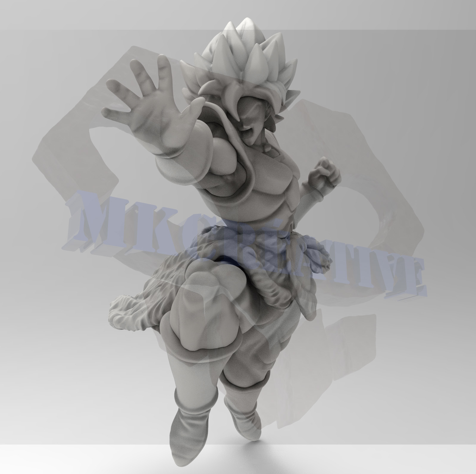 3D file Broly・3D print model to download・Cults