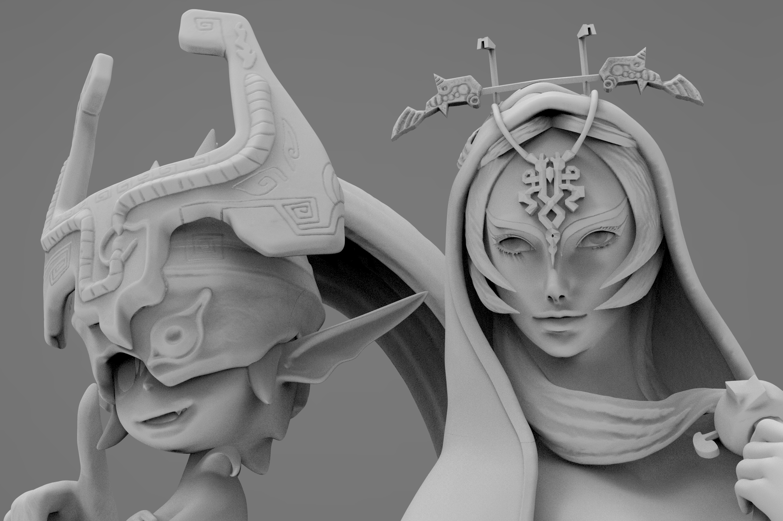 3D file Midna Diorama・3D print design to download・Cults