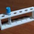 Download free 3D printer designs Test Tube Support (Small) ・ Cults