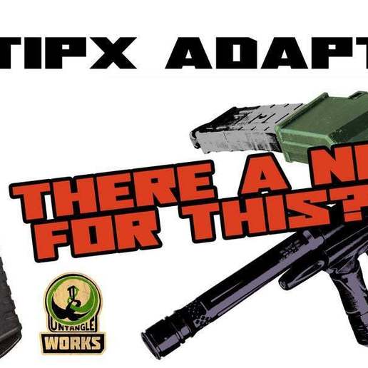 Download free STL file TIPX Magazine Adapter • 3D printer design ・ Cults