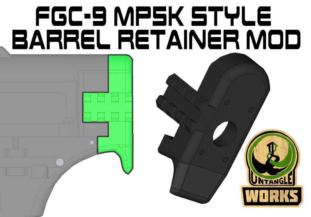 Free STL file FGC-9 MP5K barrel retainer mod・3D printing model to ...