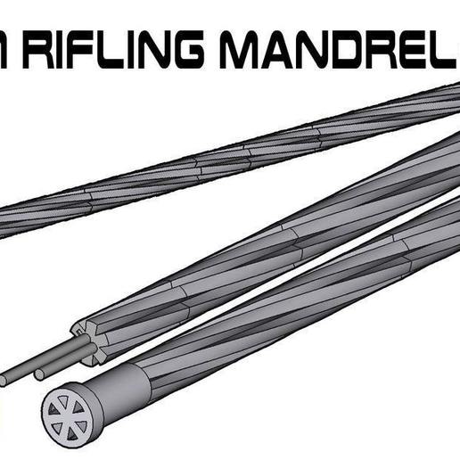 Download free STL file 30cm Rifling Mandrel-9x19 • 3D printer model ・ Cults
