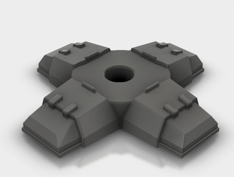 Free STL file Space Soldier Box Foot for Classic OOP Metal Mini・3D ...