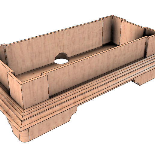 Download STL file Mantel Clock - D2 • 3D print model ・ Cults