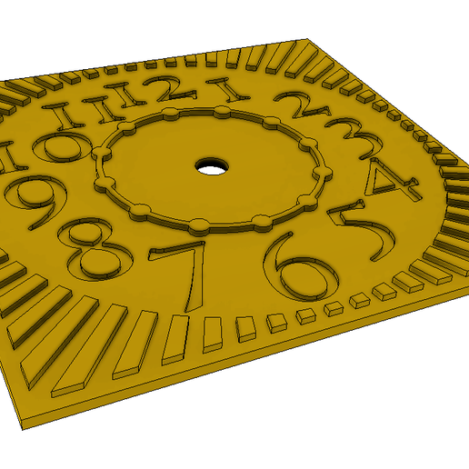 Download STL file Mantel Clock - D2 • 3D print model ・ Cults