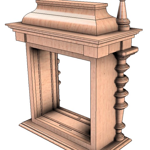 Download STL file Mantel Clock - D2 • 3D print model ・ Cults