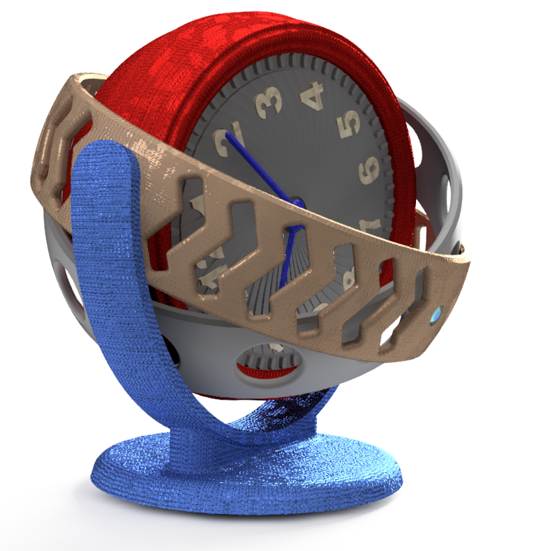 3D file Spinning Clock Design・3D print design to download・Cults