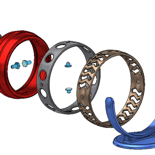 Download 3D printing models Spinning Clock Design ・ Cults