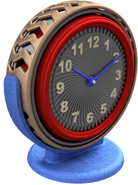 3D file Spinning Clock Design・3D print design to download・Cults
