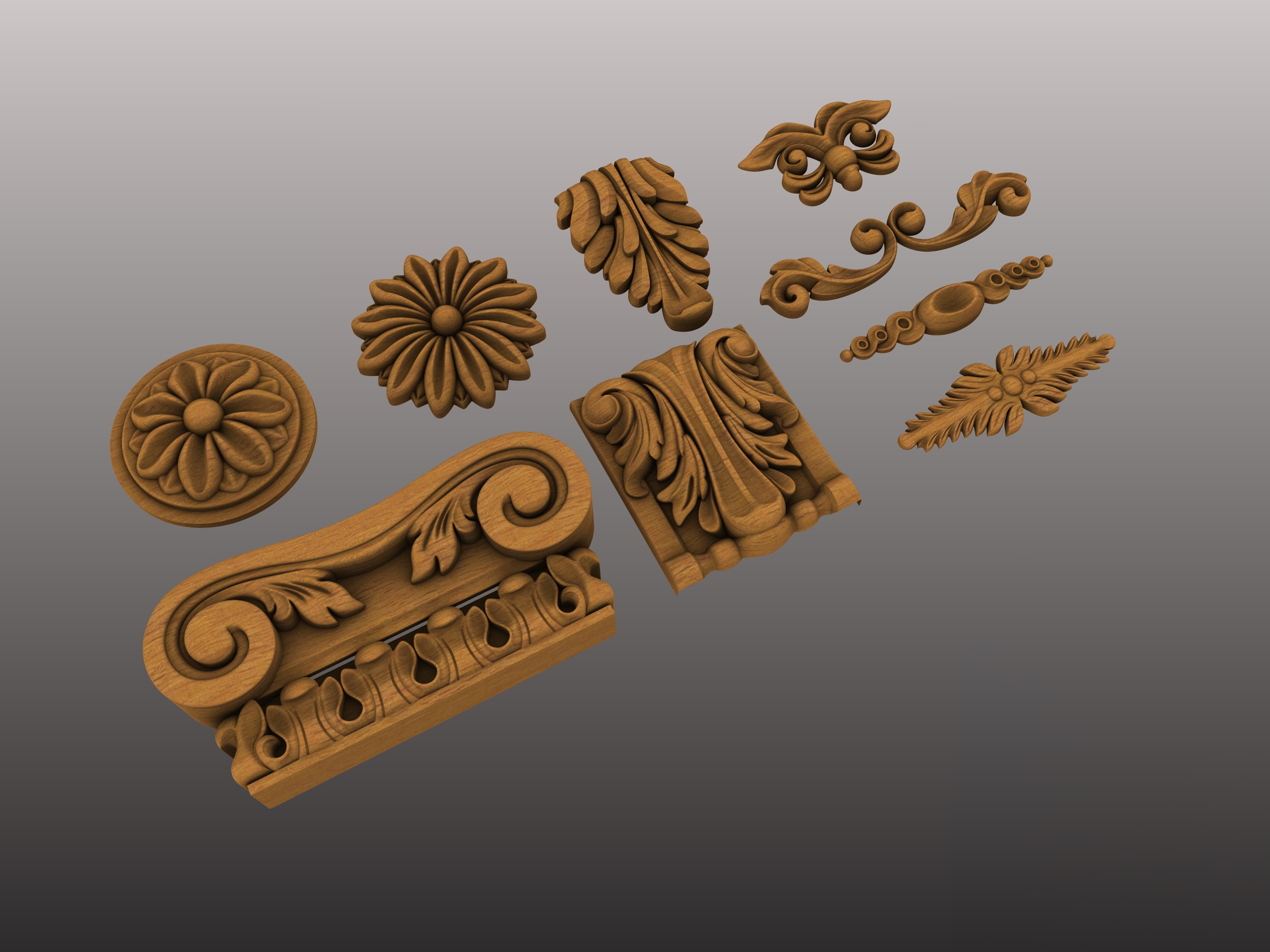 STL file Decor set・3D printer design to download・Cults