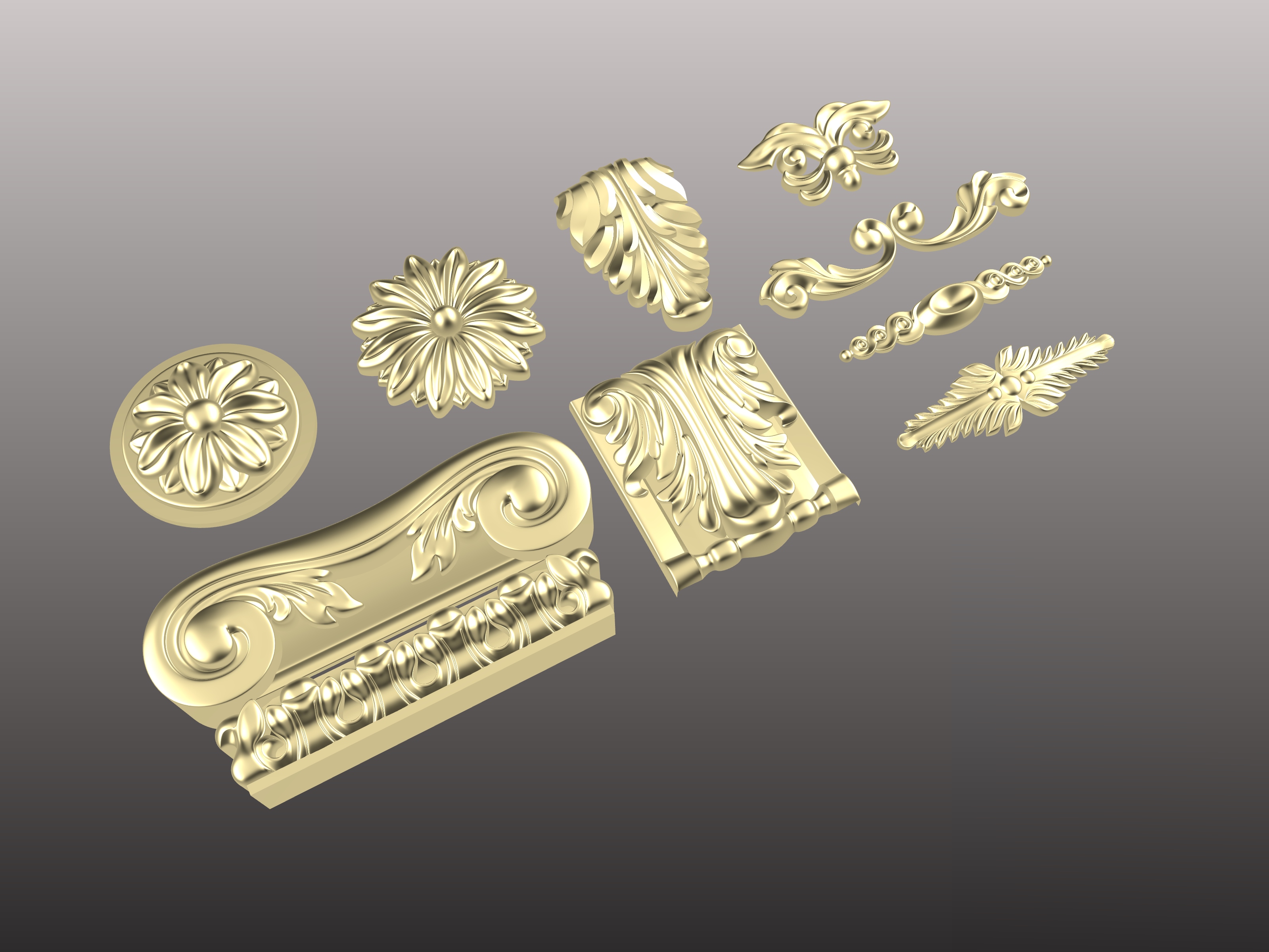 STL file Decor set・3D printer design to download・Cults