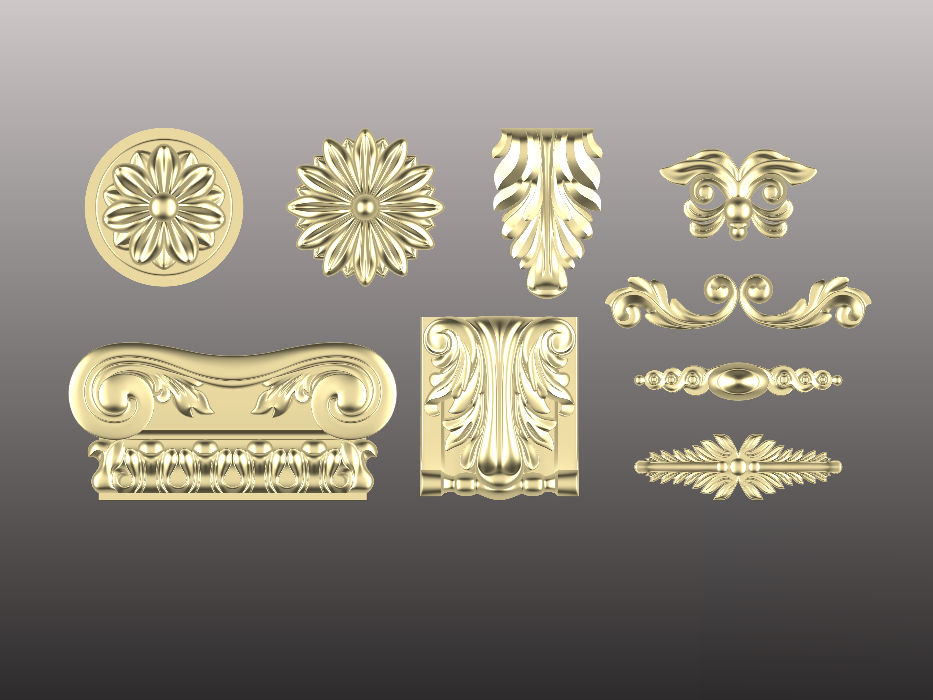 STL file Decor set・3D printer design to download・Cults