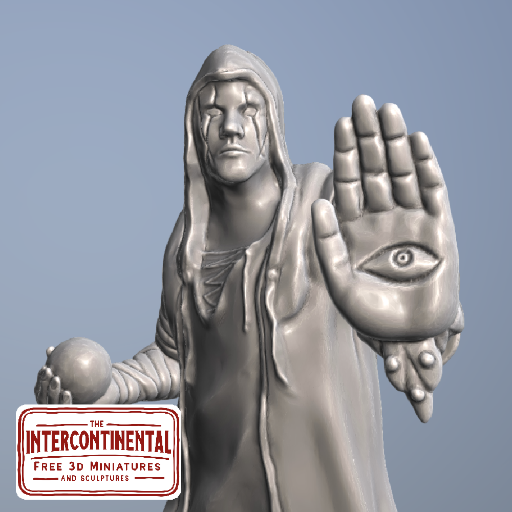 OBJ file Blind Mage (Seer - Warg)・Design to download and 3D print・Cults