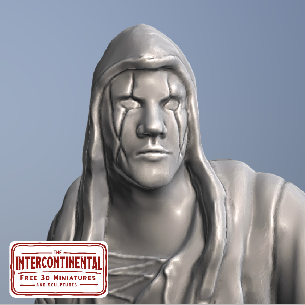OBJ file Blind Mage (Seer - Warg)・Design to download and 3D print・Cults