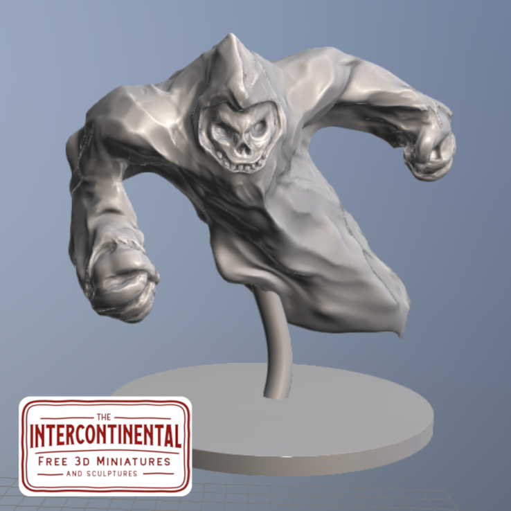 OBJ file Specter・Template to download and 3D print・Cults