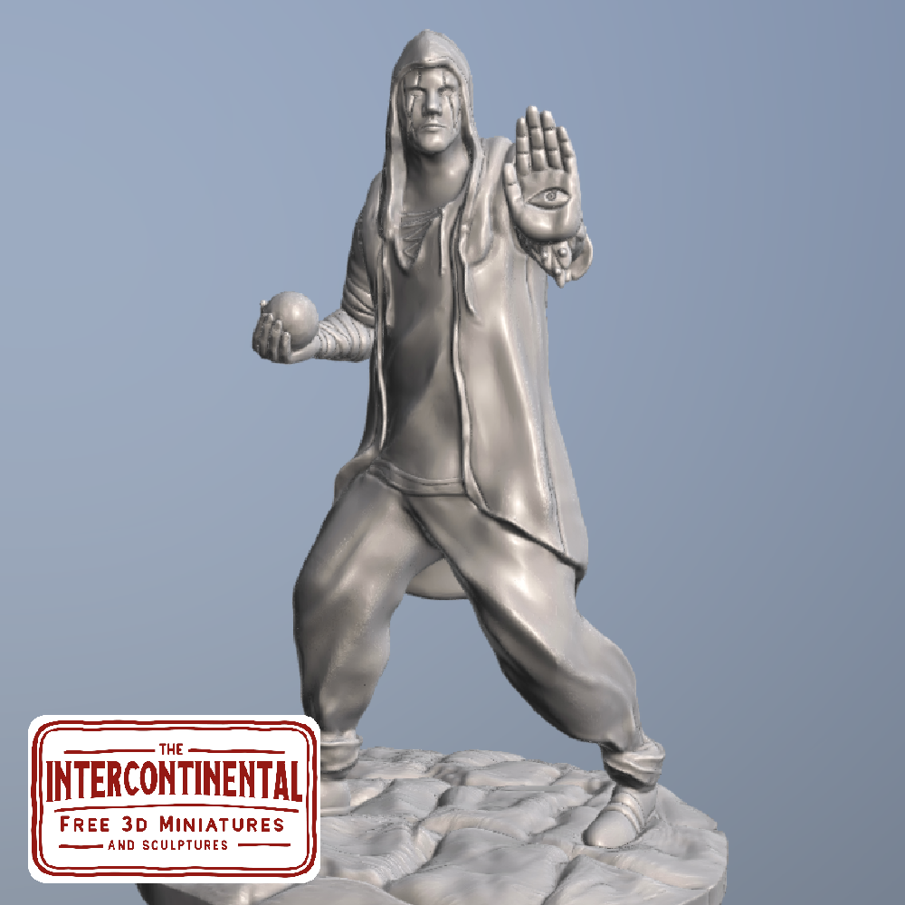 OBJ file Blind Mage (Seer - Warg)・Design to download and 3D print・Cults