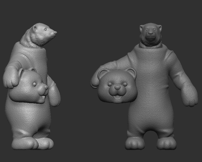 STL file Polar Bear at Work・3D print design to download・Cults