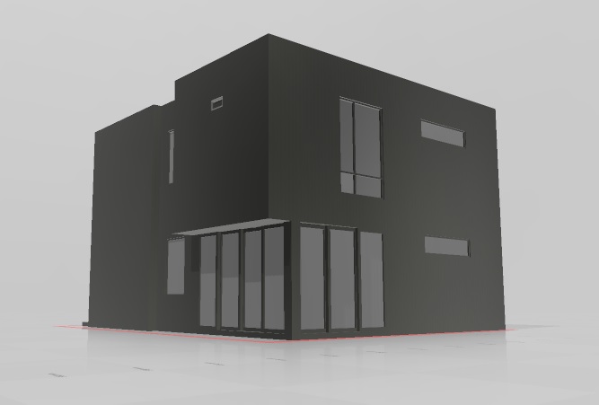 STL file modern house plan draft・3D printable model to download・Cults