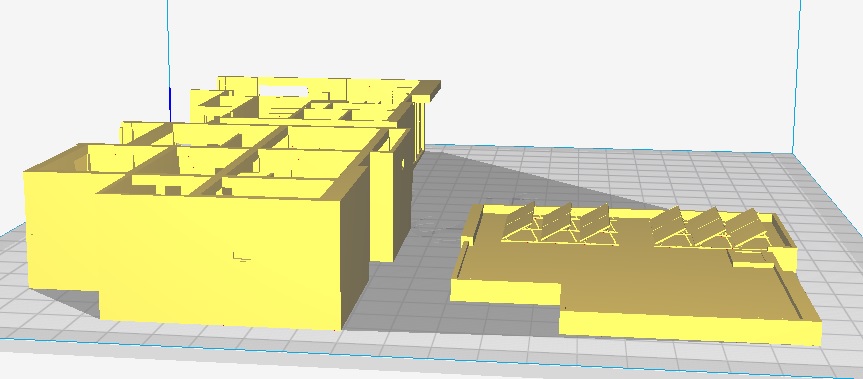 STL file modern house plan draft・3D printable model to download・Cults