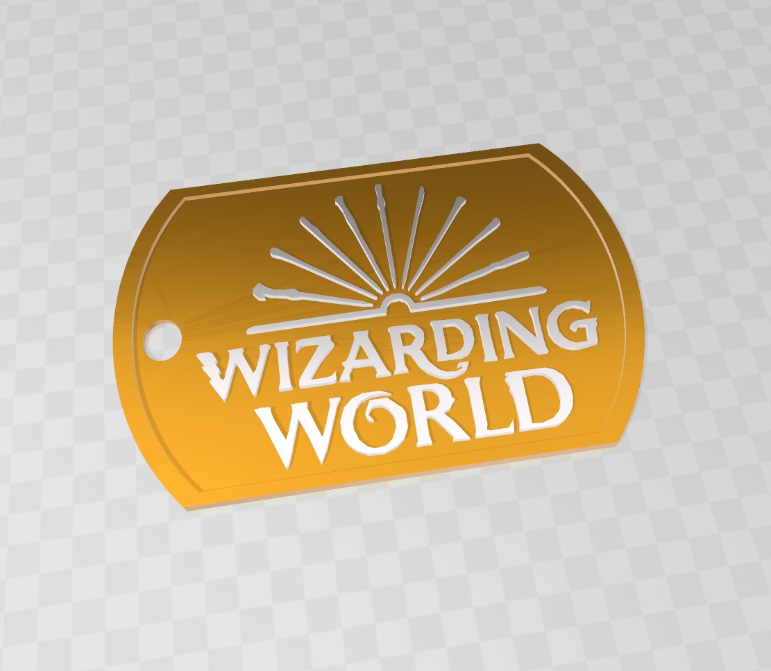 STL file Wizarding world Dog Tag・3D printer design to download・Cults
