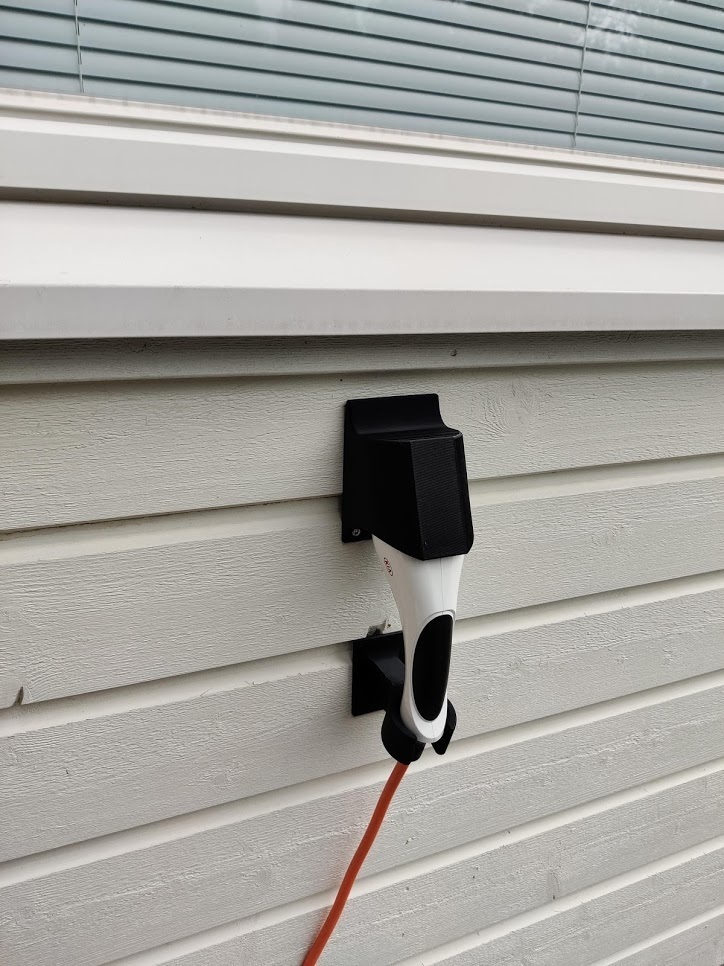 Free 3D file EV Charge plug holder bottom part for KIA / Hyundai・3D ...