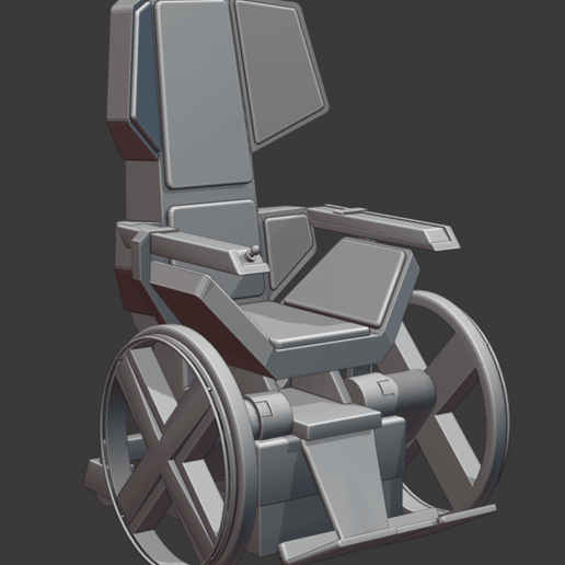 Download 3D printer designs Charles Xavier's wheelchair ・ Cults