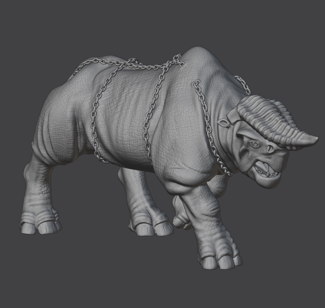 3D file Great Beast of Gorgoroth・3D printing design to download・Cults