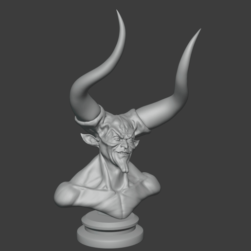 Download STL file Lord of Darkness bust (Legend) • 3D printing design ...
