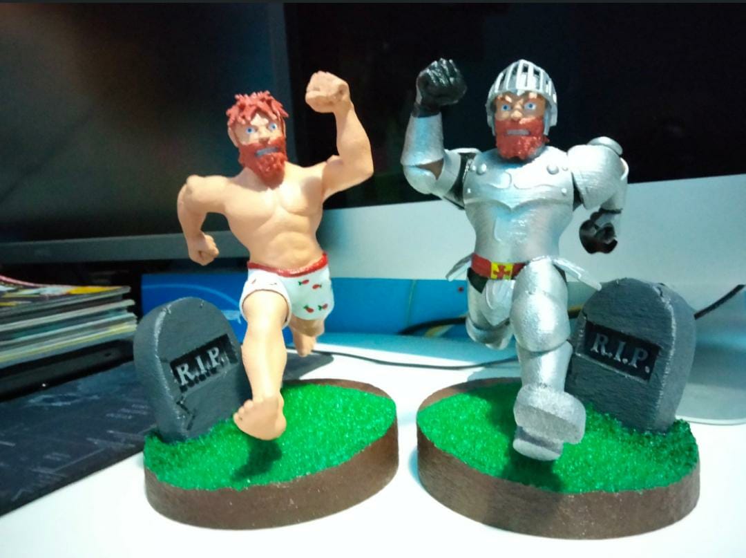 3D file Sir Arthur (Ghosts' n Goblins)・3D print model to download・Cults