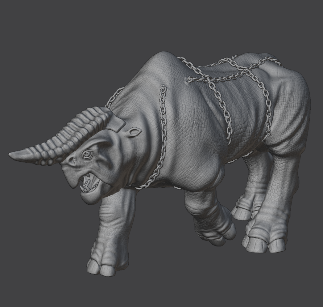 3D file Great Beast of Gorgoroth・3D printing design to download・Cults