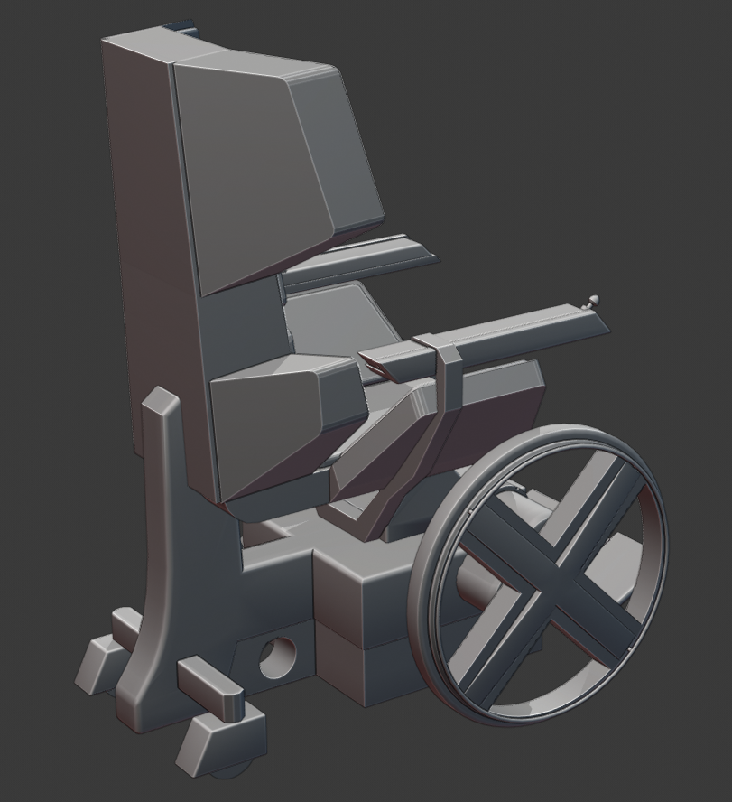 STL file Charles Xavier's wheelchair・3D printable design to download・Cults