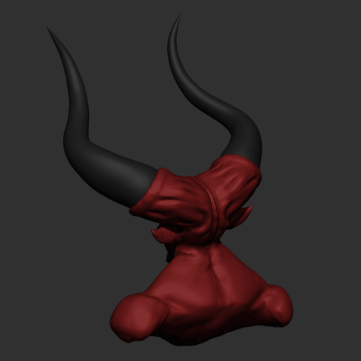 Download STL file Lord of Darkness bust (Legend) • 3D printing design ...